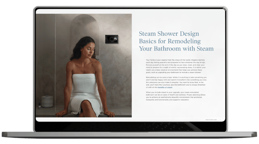 Steam Shower Design Basics for Remodeling Your Bathroom with Steam